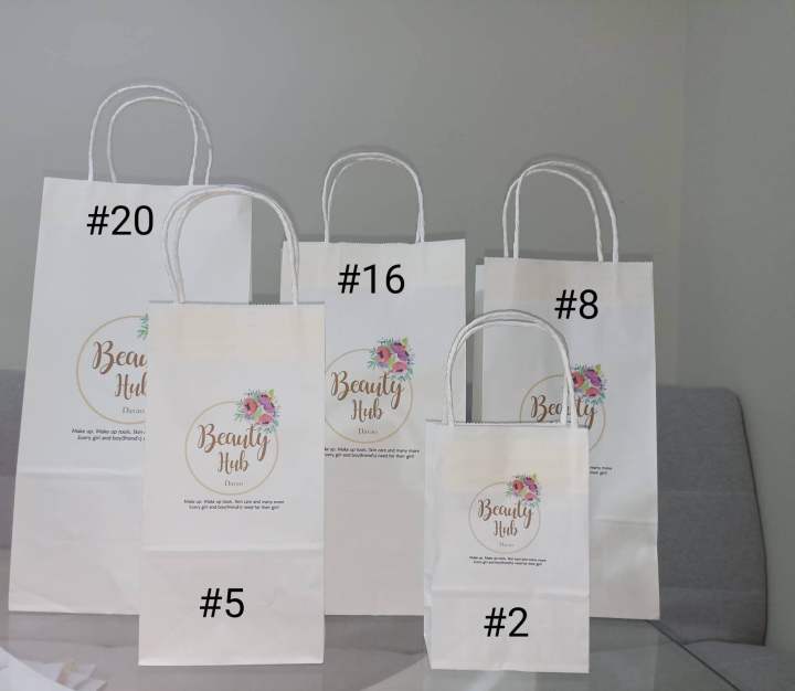 Customized paper bag SAMPLE ONLY (1 PC) | Lazada PH