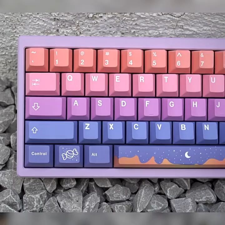 Large Set Fairy Tale Keycap PBT Cherry Profile Dye Sub Keycaps For Mx ...