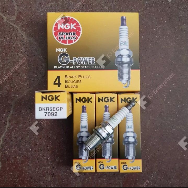 NGK BKR6EGP Platinum Alloy spark plug FOR Honda civic EK SIR 1992-2000 ...