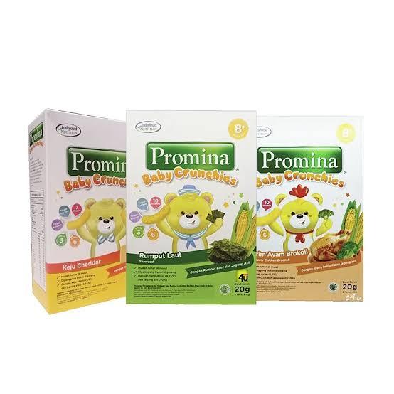 PROMINA CRUNCHIES ALL VARIANT , MAKANAN RINGAN UNTUK BAYI | Lazada ...
