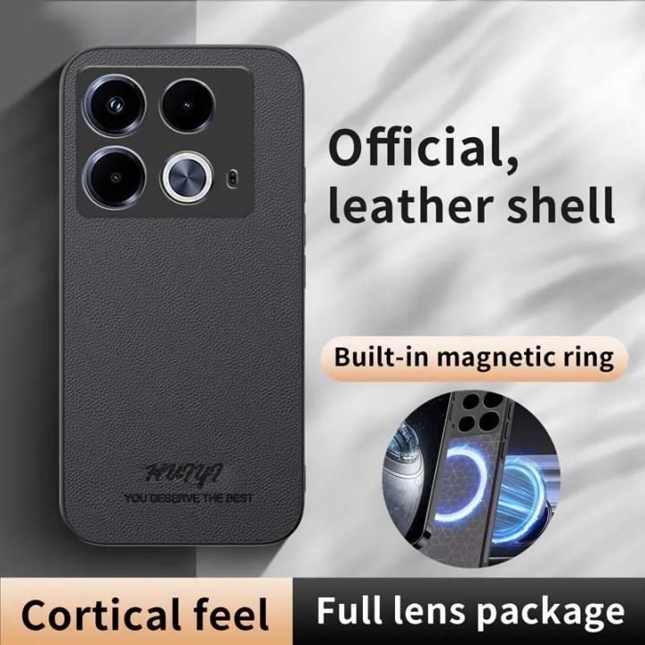 Luxury Leather Protect Case for Infinix Note 40 HOT 40 PRO 40i Spark 20 ...