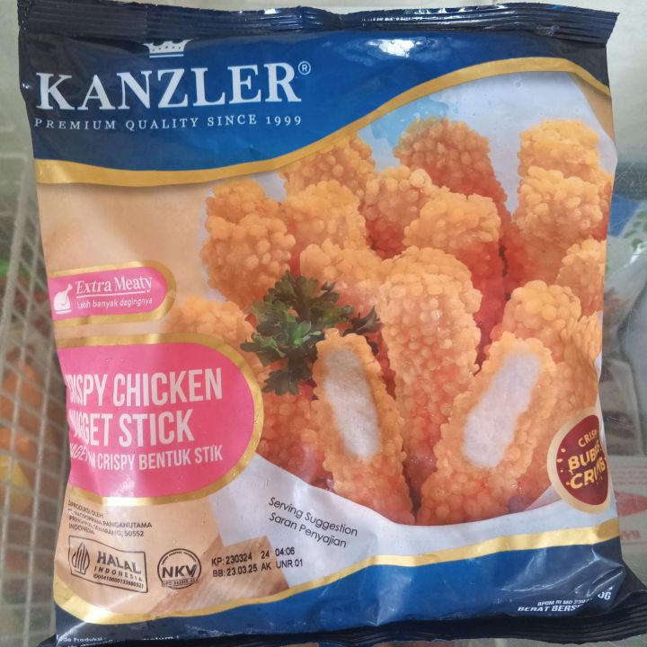 Kanzler Crispy Chicken Nugget Stick | Naget Ayam Krispi Stik | Lazada ...