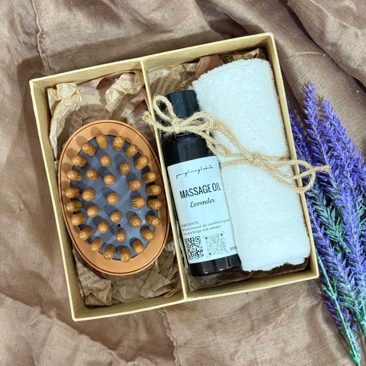 YLH | Relaxation Gift Set | Massage Oil Package | With Gift box ...