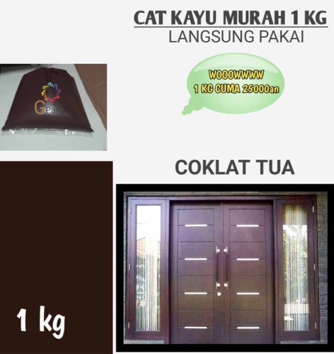 cat kayu, pintu rumah dan jendela | Lazada Indonesia