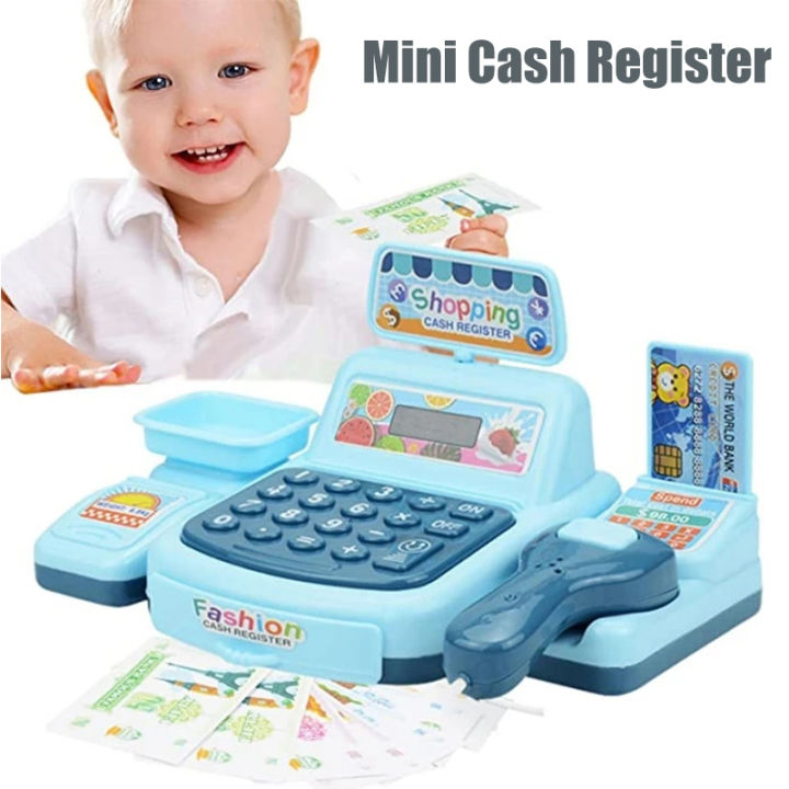 Mini Simulated Supermarket Checkout Counter Role play Cashier Cash ...