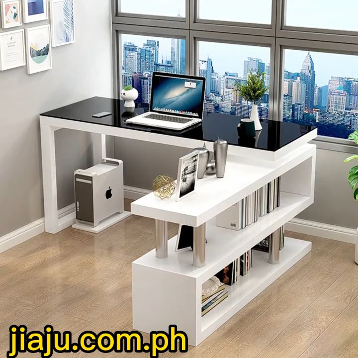 Rotating Computer Table Corner Desk Desktop Writing Corner PC Table ...