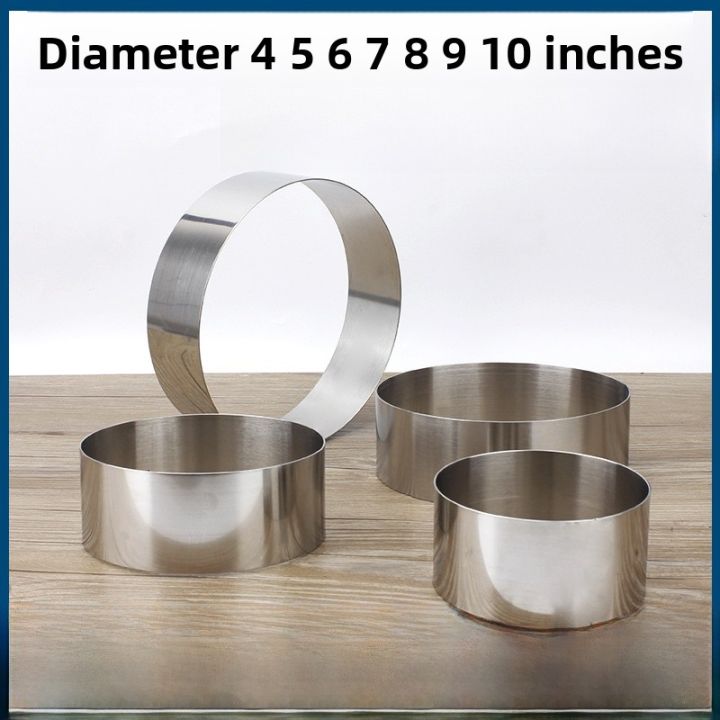 Stainless Steel Cake Mold Cheesecake Tiramisu Baking Tool round High ...