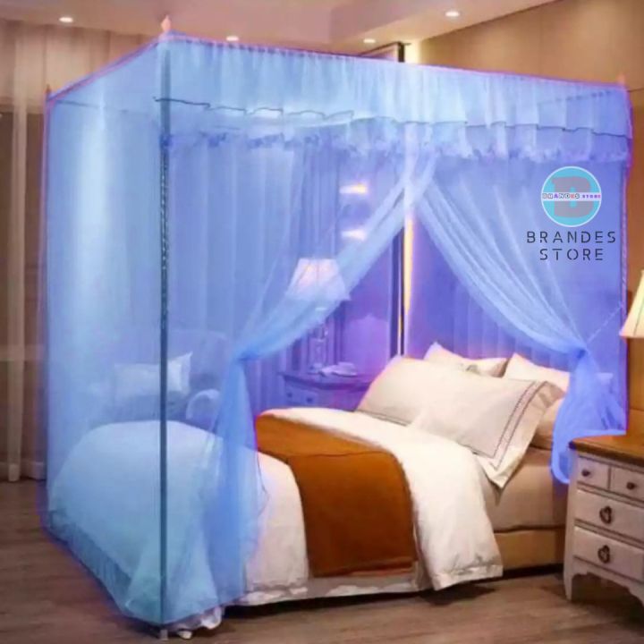 Kelambu kamar tidur dewasa jumbo 200×200/Kelambu nyamuk tebal/Klambu ...