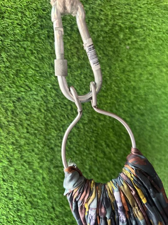 2 Pcs Heavy Duty Carabiner Hoop Snap Clip for Hammock Outdoor and ...