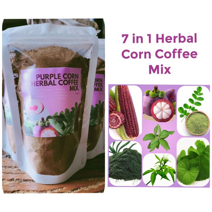 7in1 Purple corn coffee Herbal Mix - 100% Pure & Natural - resealable ...