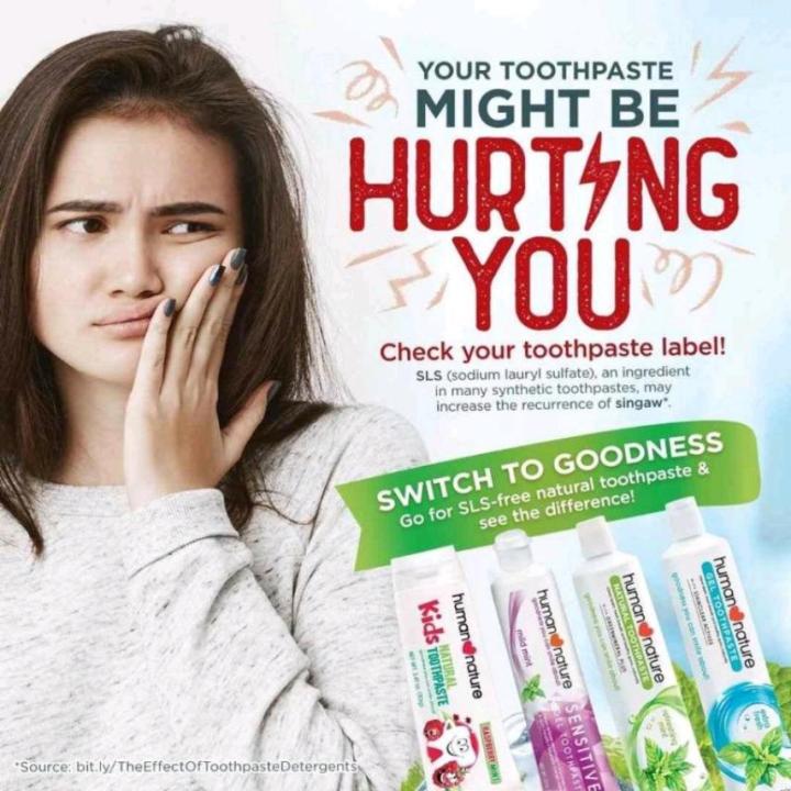 HN Human Nature Natural Toothpaste (4variants) | Lazada PH