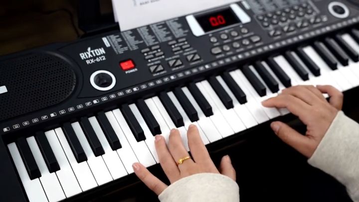RIXTON Portable 61 Keys Electronic Piano / Keyboard for Beginners(61 ...