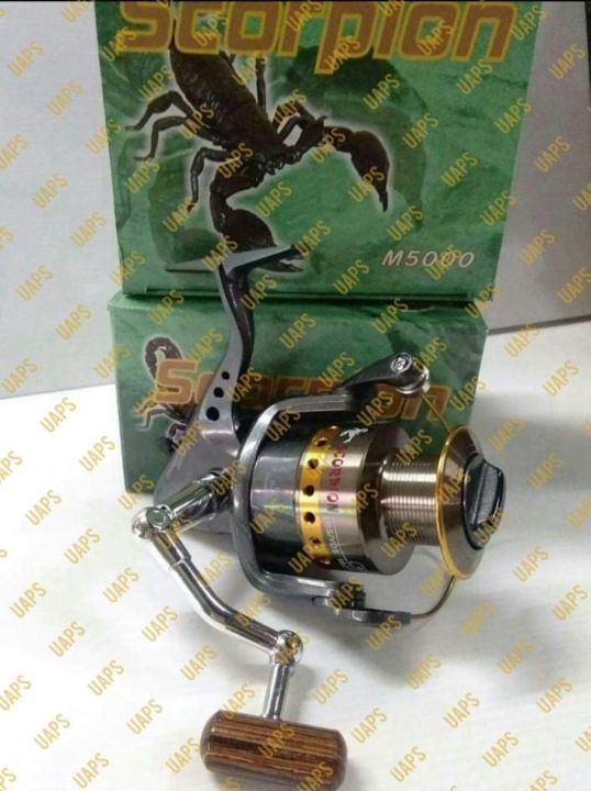 รอกสปิน SCORPION M 5000 แถมสายเอ็นเต็มสปูน | Lazada.co.th