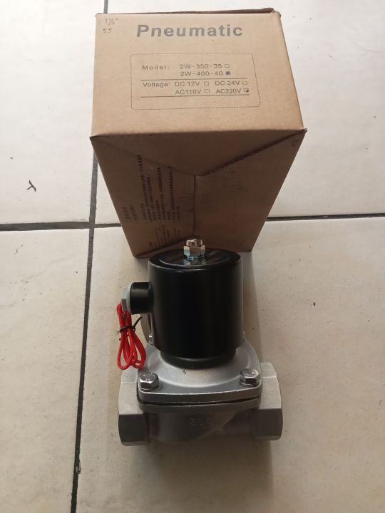Selenoid valve stainless 2w-400-40 1.1/2 inch selenoid valve 1.1/2 inch ...
