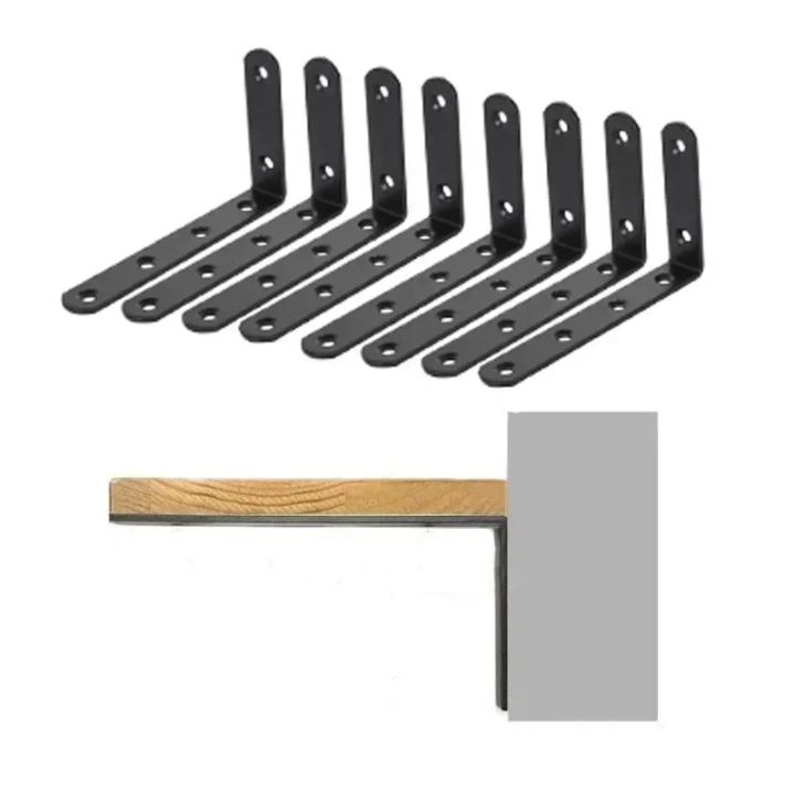 heavy duty corner bracket, shelf bracket, L-shaped corner bracket decorative cabinet wall ...