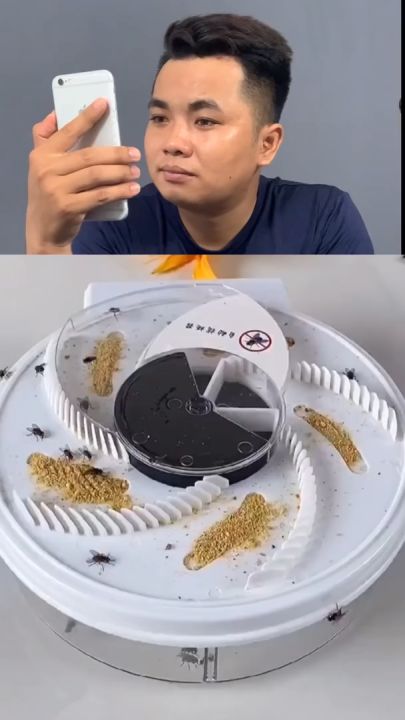 Máy bắt ruồi bẫy ruồi tự động thông minh chạy điện | Lazada.vn