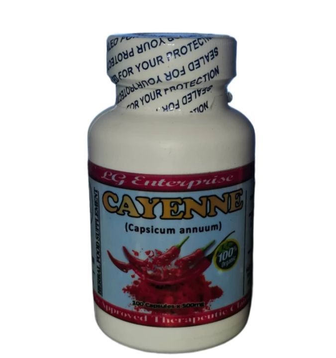 CAYENNE "CAPSICUM ANNUUM" HERBAL CAPSULE 500mg/100capsules | Lazada PH