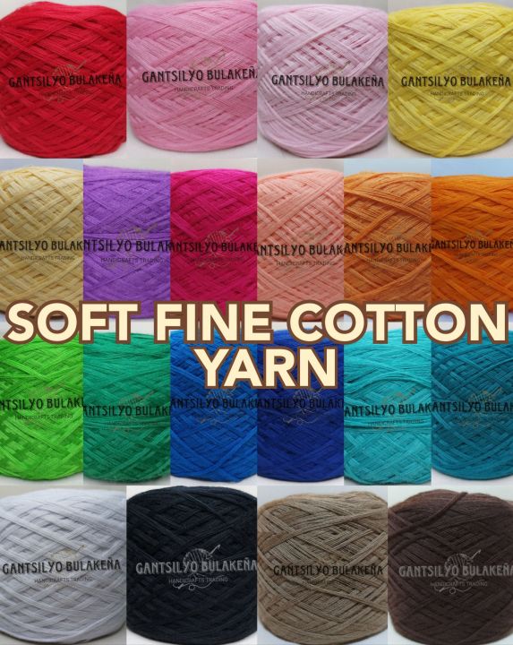 FINE COTTON YARN 100g 8ply | Lazada PH