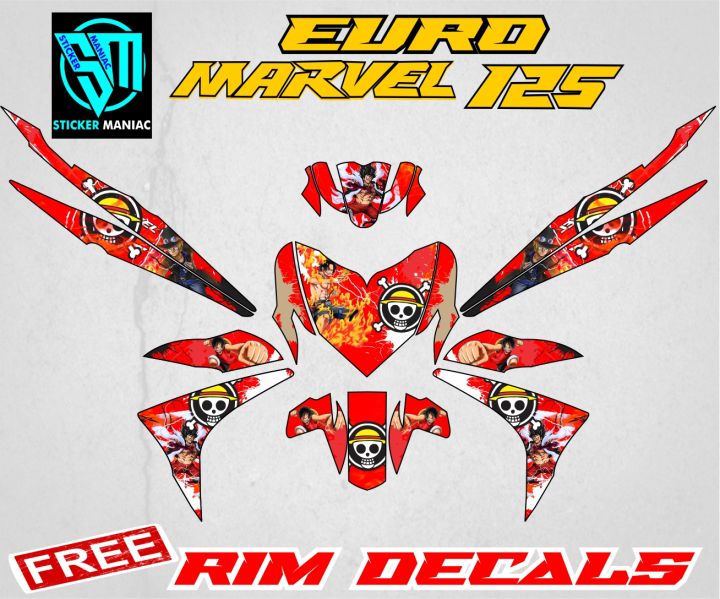 Euro 125 full body decals | Lazada PH