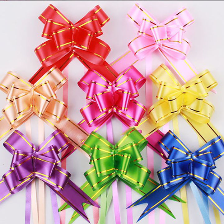 20 Pcs Ribbon Pull Bows Gift Knot Ribbon Wedding Gift Decoration Gift ...