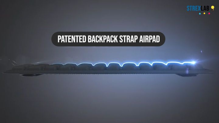 Patented Backpack Strap Padding - Airpad, Lumbar & Shoulder Pain Relief ...