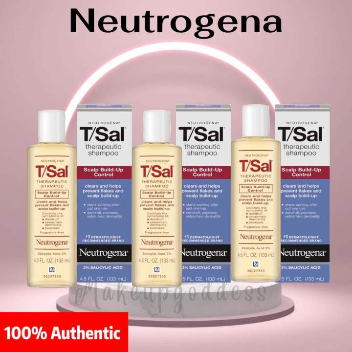 🌟SG SELLER🌟Neutrogena T/SAL Therapeutic Scalp Shampoo for Scalp Build ...