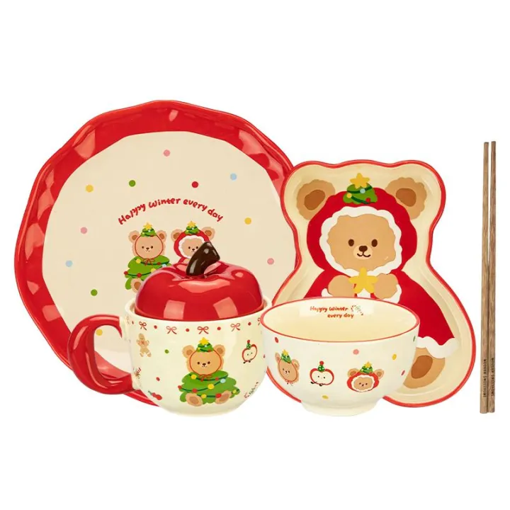 MODERN SWEETHOME | Stylish Christmas Dinnerware Plates and Bowls Home ...