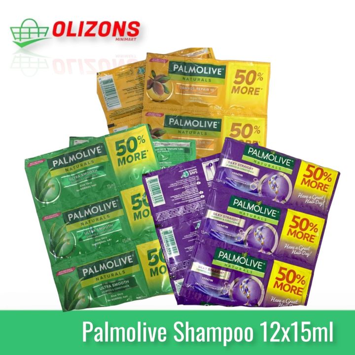 Palmolive Naturals Triple Shampoo 15ml (Sold per Dozen) 12pcs | Lazada PH