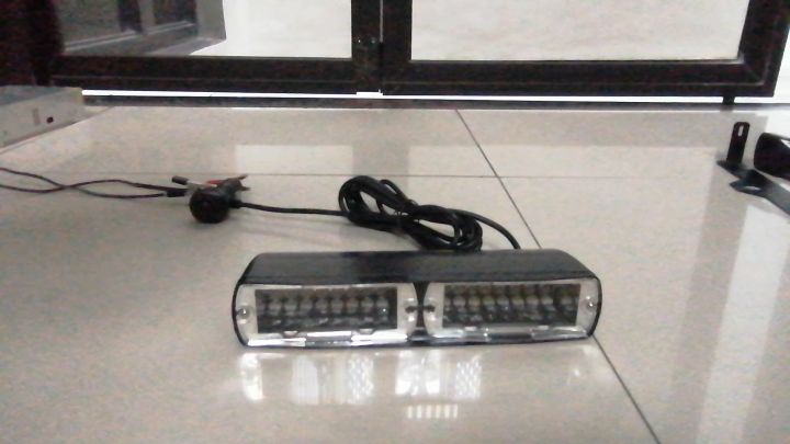 12V Red-White Dashboard Blinker Emergency Light (8 inches) | Lazada PH