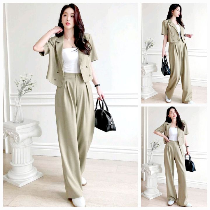 Ty FREE INNER TUBE Casual Plain Color Short Sleeves Front Button Office ...