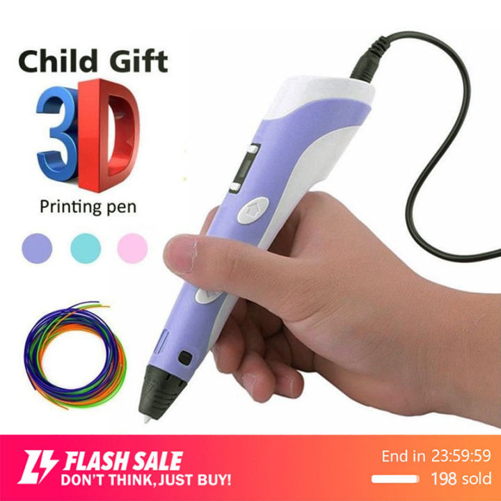 [🇵🇭 Stock&COD] Original 3D Printer Pen Full Set with Filament 3M 3 ...