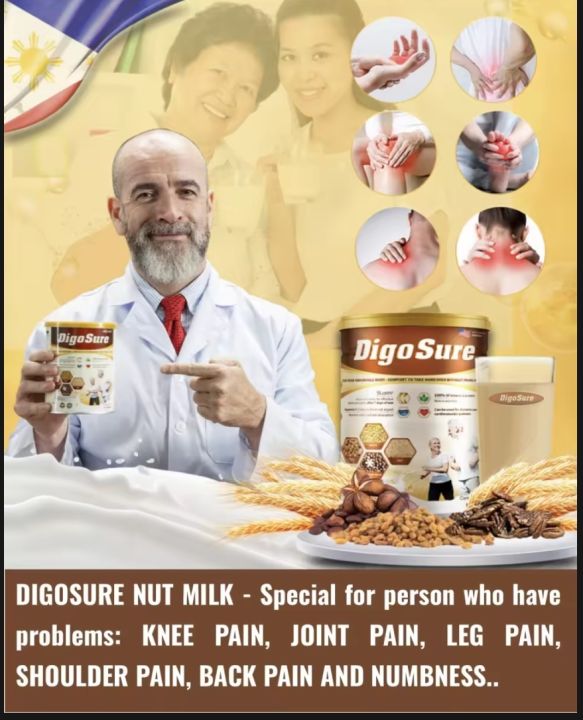 DIGOSURE NUT MILK 400g- With complete Nutrition for people with bone ...