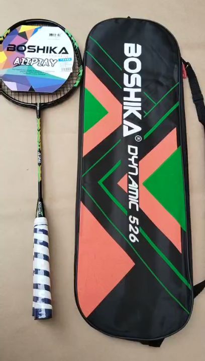 Vợt cầu lông BOSHIKA 526 pro (Tặng Túi +3 Cầu Nhựa )chính hãng sợi ...