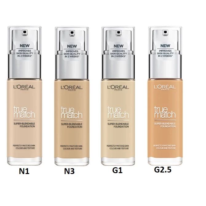 Loreal Paris True Match Foundation 30ml | Lazada