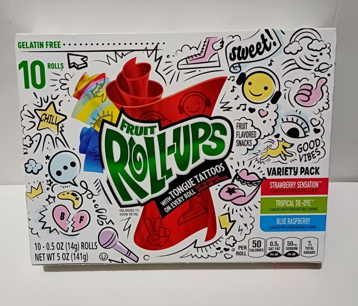 Betty Crocker Fruit Roll-Ups Variety Pack 10 rolls | Lazada PH