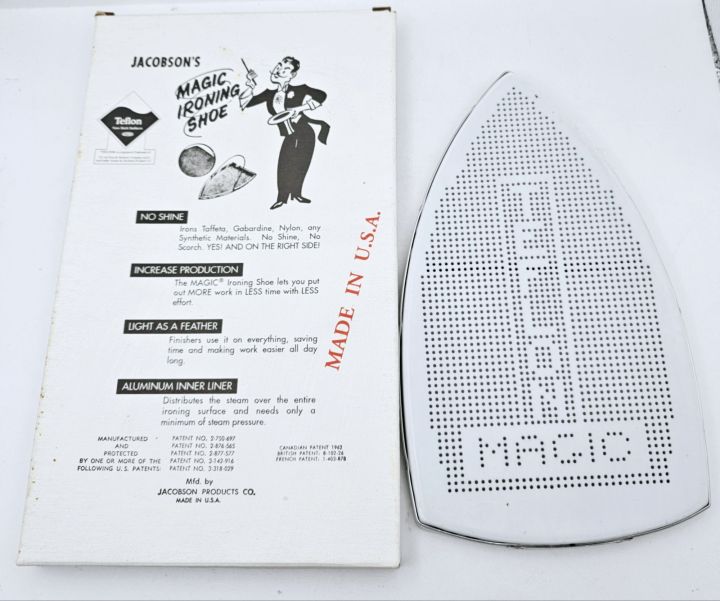 Jacobson's USA Teflon Ironing Shoes suitable for Silver Star ES-94A ...