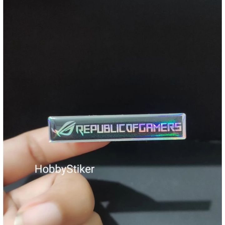 Stiker emblem rog republic of gamer untuk bezel monitor | Lazada Indonesia