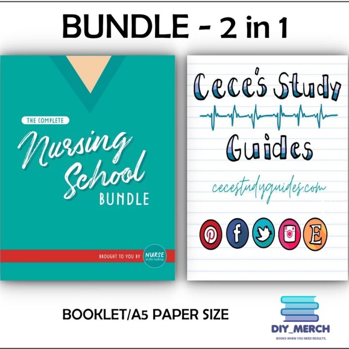 COMPLETE NURSING SCHOOL BUNDLE (2024 EDITION) AND CECE'S STUDY GUIDE ...