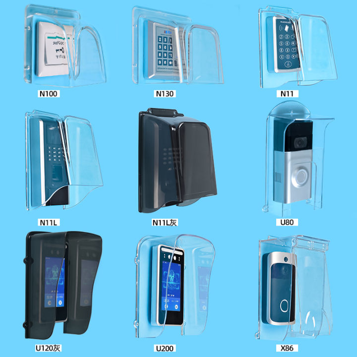 Outdoor Access Waterproof Cover Card Reader Doorbell Rain Cover Outdoor ...