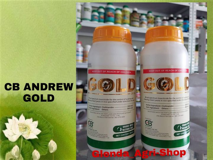 Gold 20EC Insecticide - BY: CB ANDREW ( 500 ml ) | Lazada PH