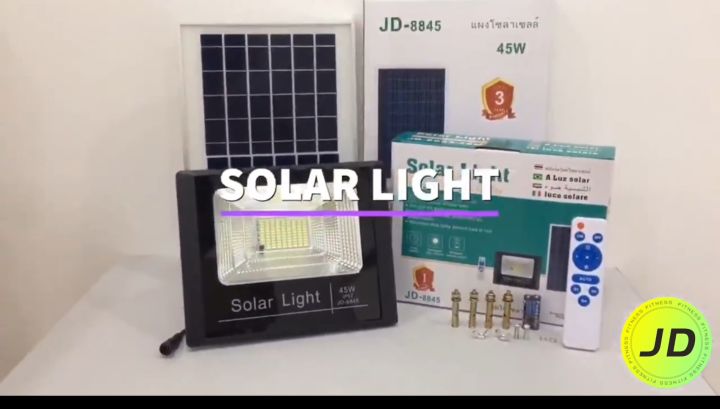 JD Solar lights Solar Cell ใช้พลังงานแสงอาทิตย์ โซลาเซลล์ หลอดไฟแอลอีดี ...