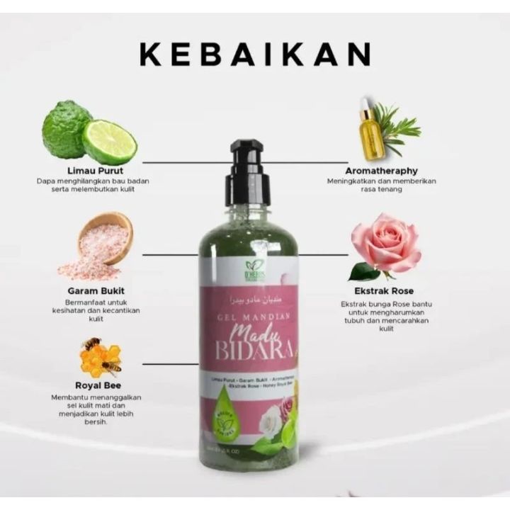 Gel mandian bidara 500ml original HQ by Aliff Syukri Terlajak laris ...