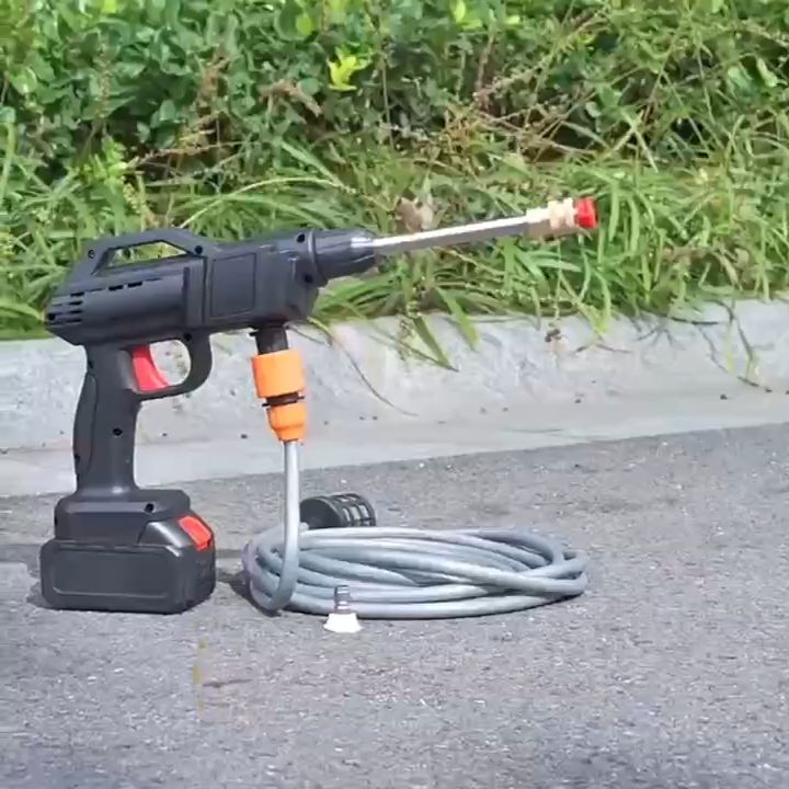 Jjz Pressure Washer 48v 2 Batteries Portable Car Machine Set Cordless