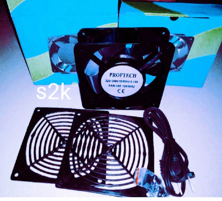 FAN 220v PROFTECH ORIGINAL. 4X4 INCHES FOR 3U CHASSIS | Lazada PH