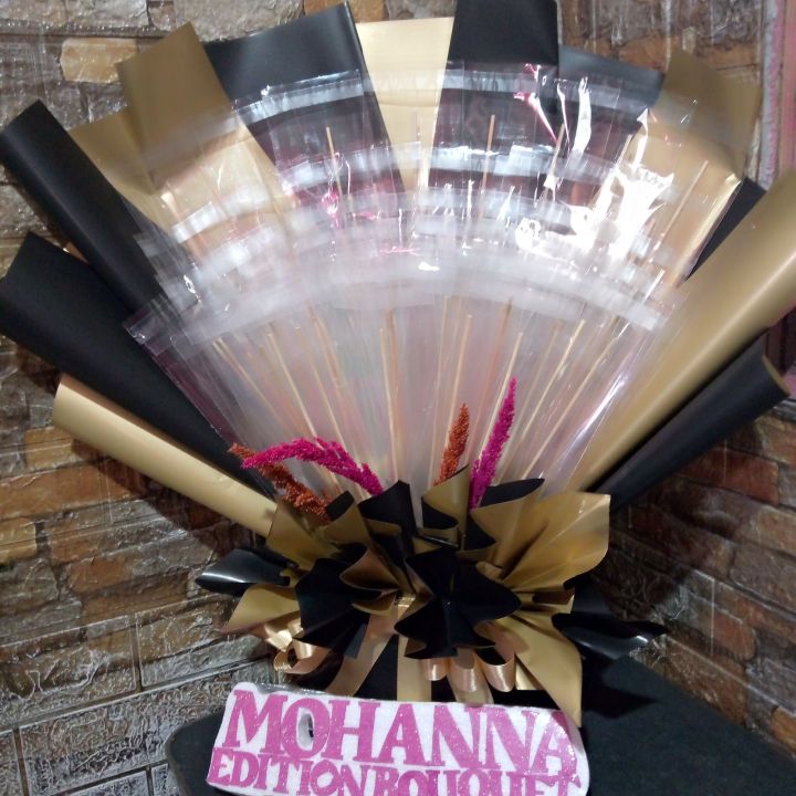 🌹 Empty Bouquet for Money Bouquet🌹 free card and artificial flowers ...
