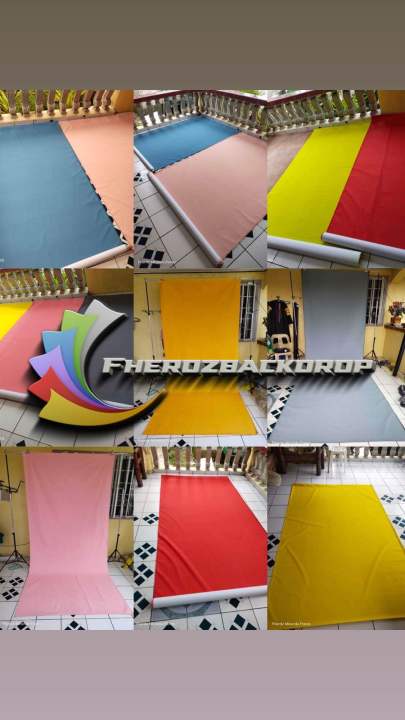 Plain Colors Studio Backdrops/Background for studio shoot | Lazada PH