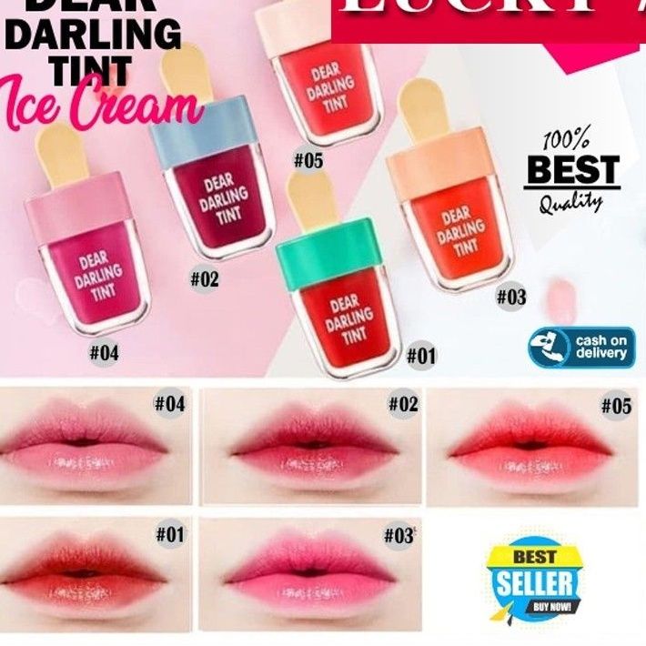 Liptint Dear Darling Tint - Dear Darling Water Gel Tint Ice Cream Lip ...