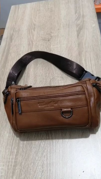 LegumStore Tas Pinggang Pria Kulit Panjang 30cm Import Tas Selempang ...