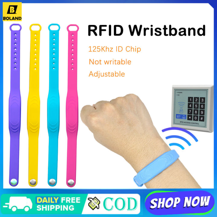 Boland 1/5PCS RFID Wristband 125khz EM4100 TK4100 Silicone Bracelet ...