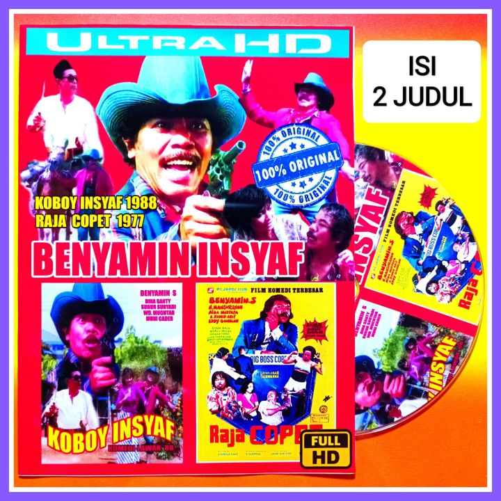 Kaset Film Komedi Indonesia Jadul Koleksi Benyamin S. Judul Koboy ...